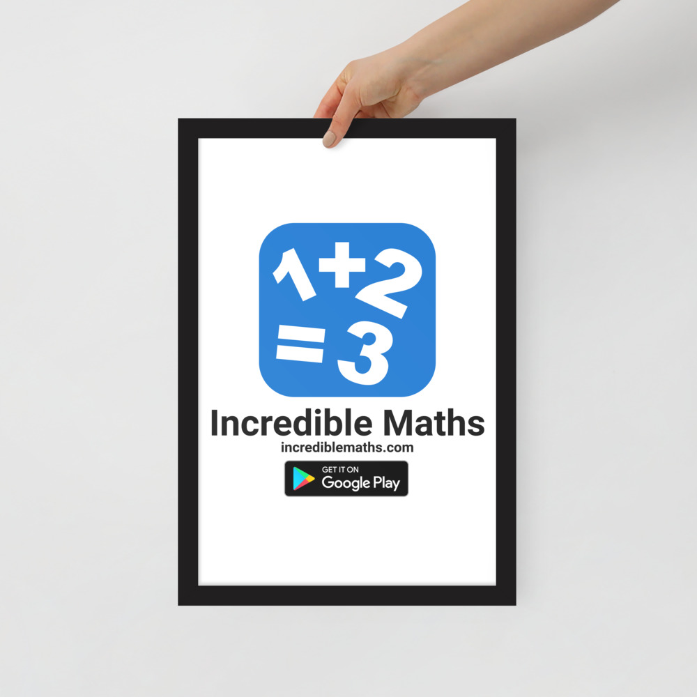 Incredible Maths Framed poster - Incredible Maths