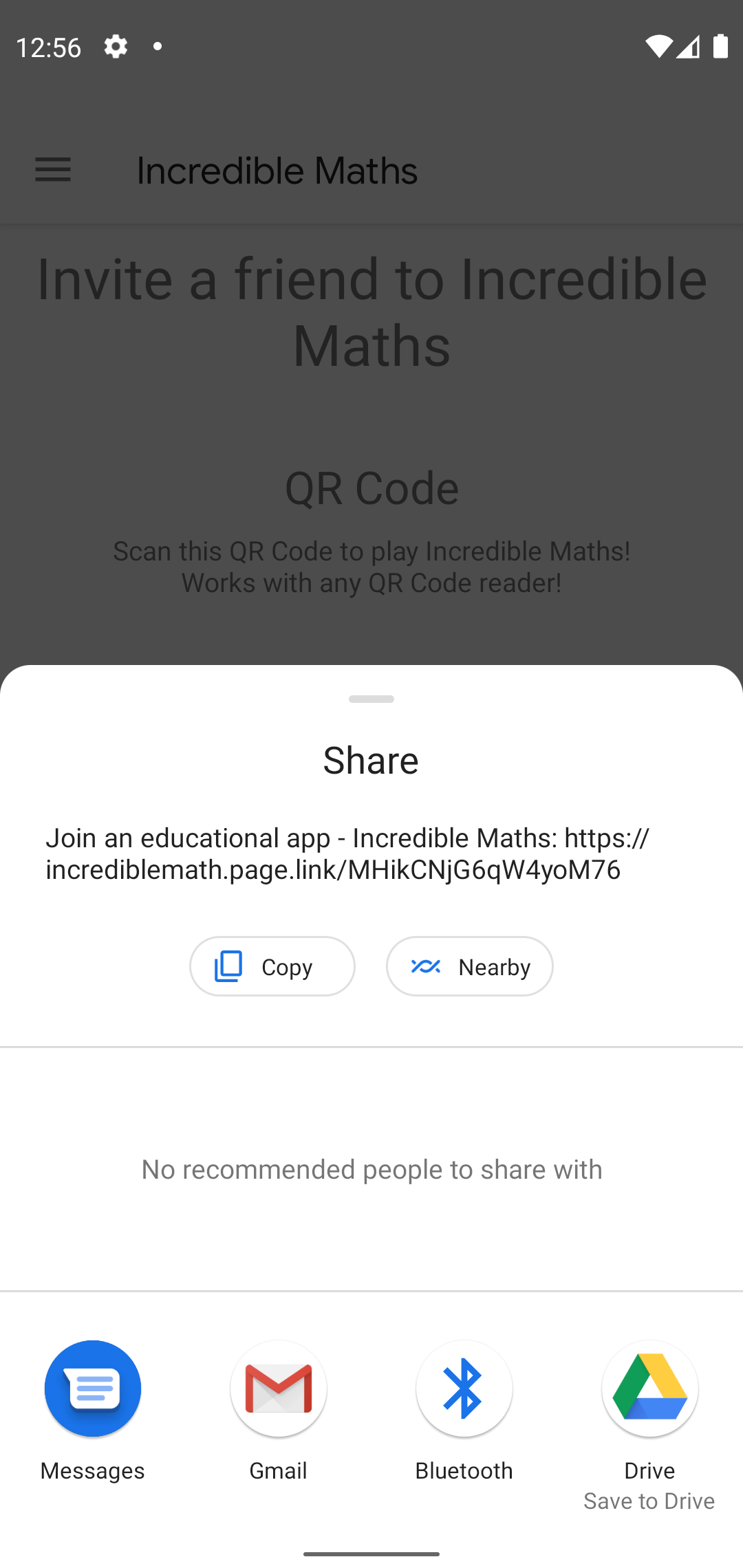 Invite a friend to Incredible Maths - Incredible Maths